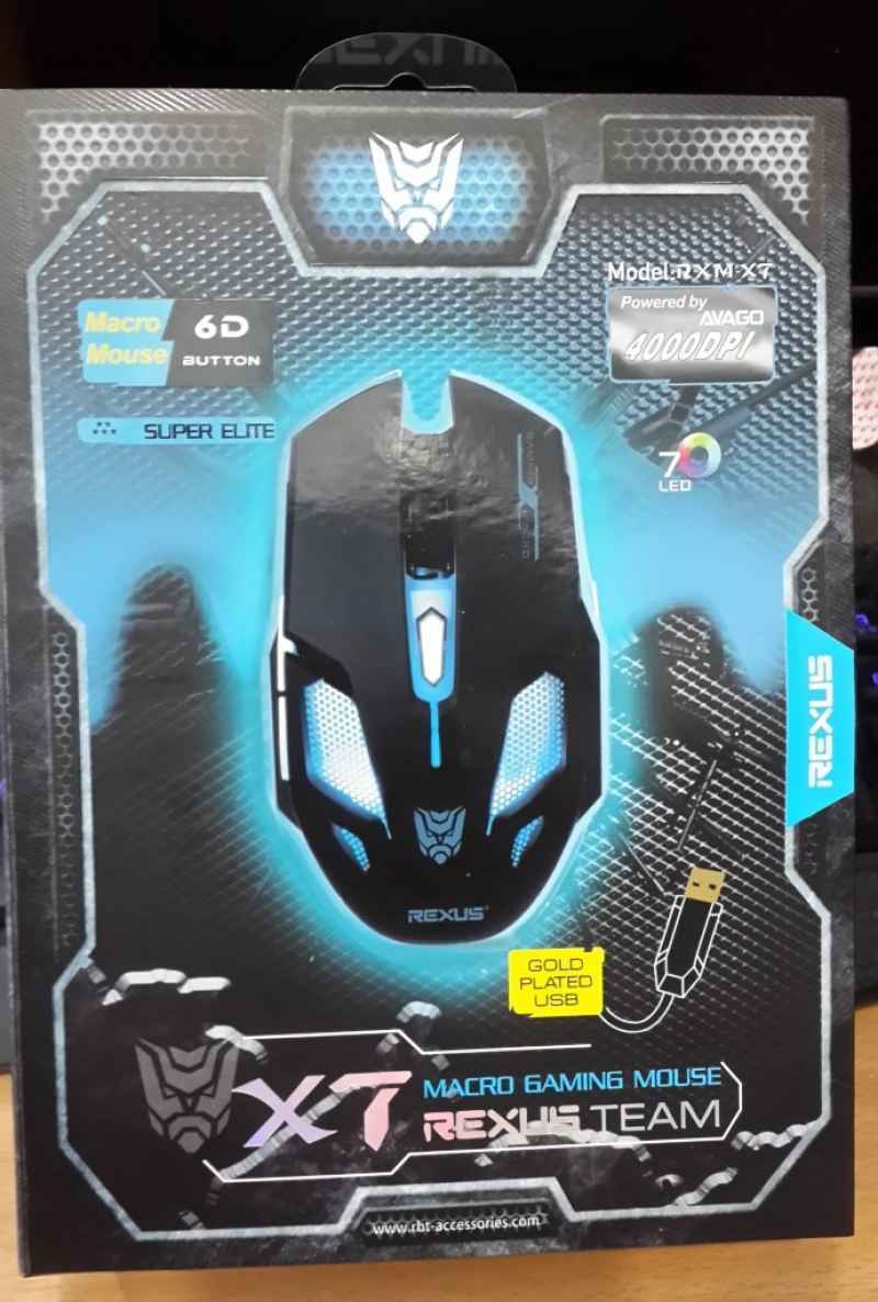 Jual Mouse Gaming Macro REXUS X7 (RXM-X7) + 7 lampu di Seller ALEXAMIRO ...
