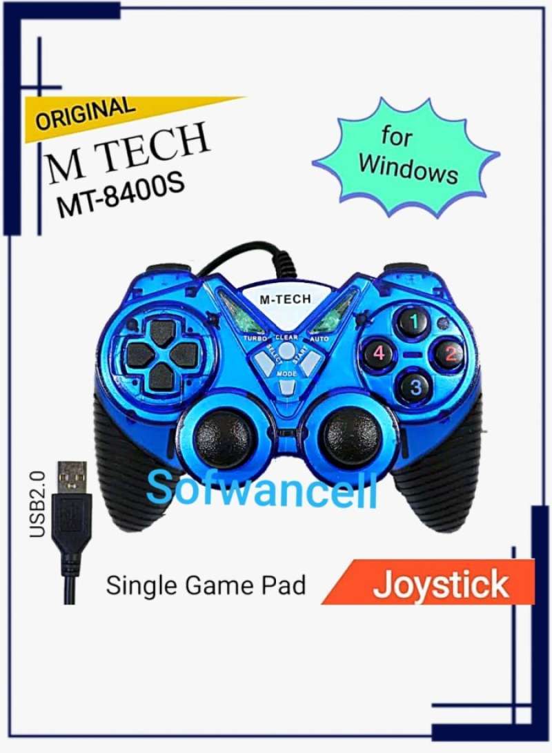 Promo M-TECH SINGLE TURBO MT400S JOYSTICK PC USB GAMEPAD mtech ...