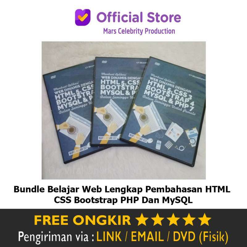 Promo Bundle Belajar Web Lengkap Pembahasan HTML CSS Bootstrap PHP Dan ... Promo Bundle Belajar Web Lengkap Pembahasan HTML CSS Bootstrap PHP Dan ...
