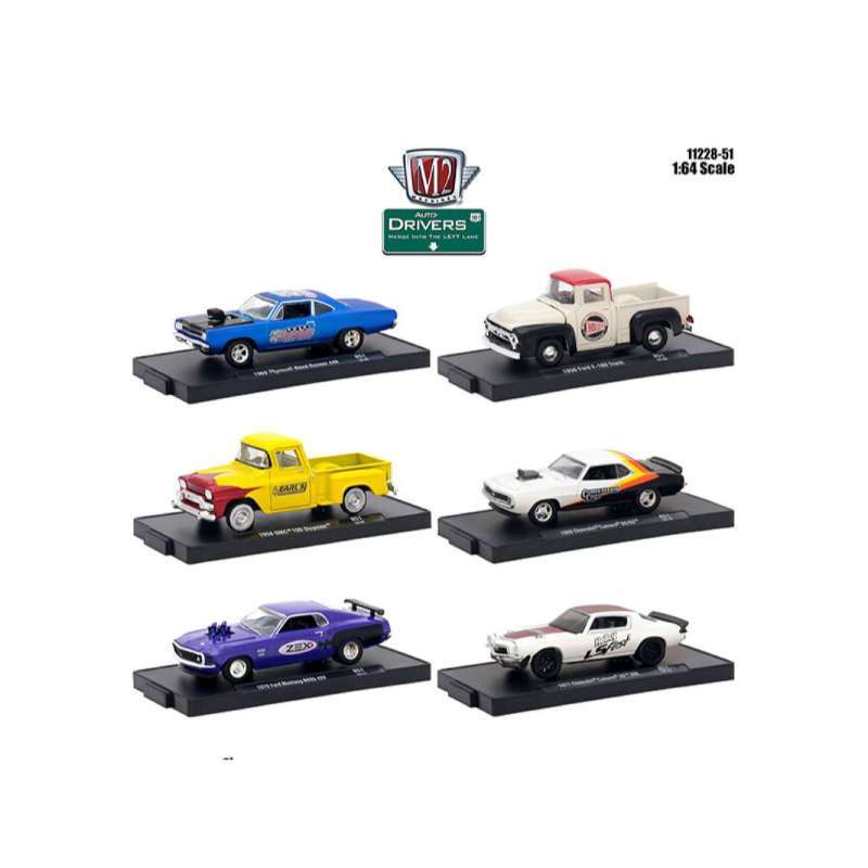 Jual Drivers 6 Cars Set Release 51 in Blister Packs 1-64 Diecast Model ...