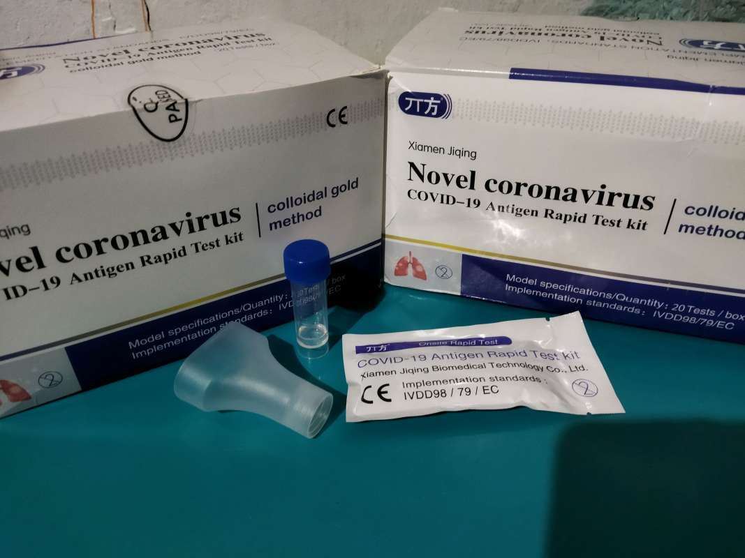 Jual Alat tes rapid tes swab antigen saliva air liur novel coronavirus ...