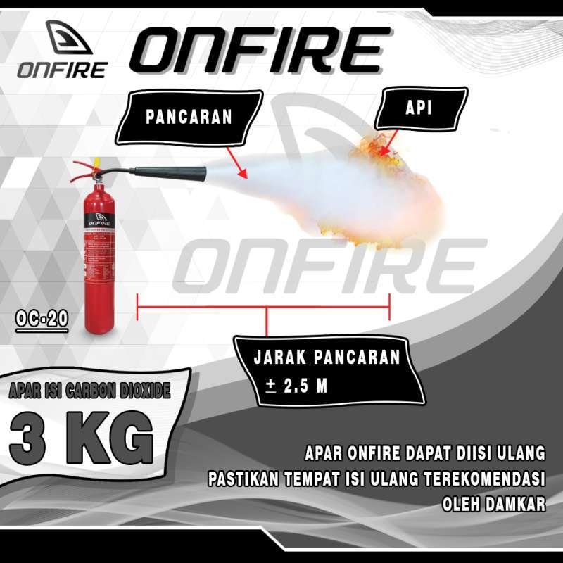 Jual Alat Pemadam Kebakaran (apar)co2 3kg - Onfire Di Seller Feto ...