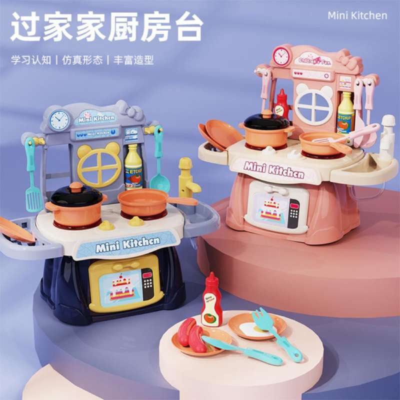 Jual Mainan Mini Kitchen / Mainan Kitchen Set Mini Kompor Menyala Dan ...