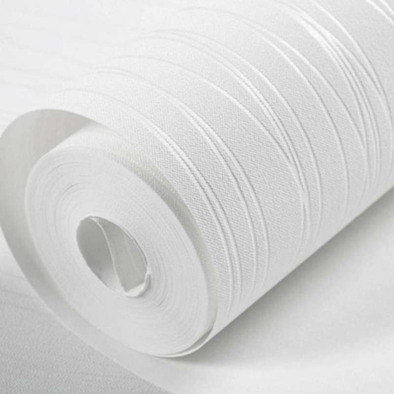 Jual Grosir Murah Wallpaper Sticker Dinding Warna Putih Polos Motip