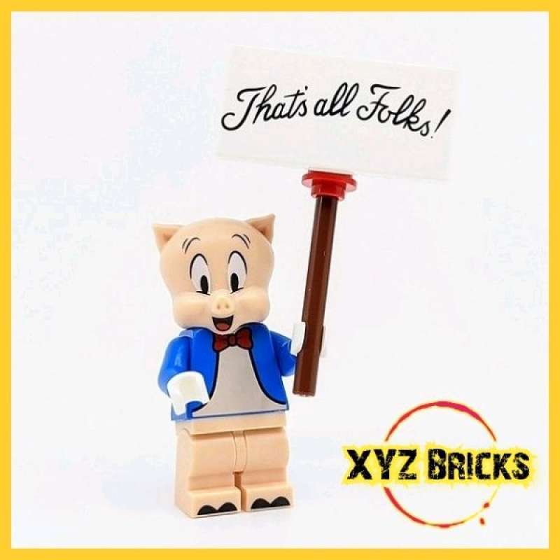 Jual LEGO 71030-12 - Looney Tunes Porky Pig Minifigure di Seller XYZ ...