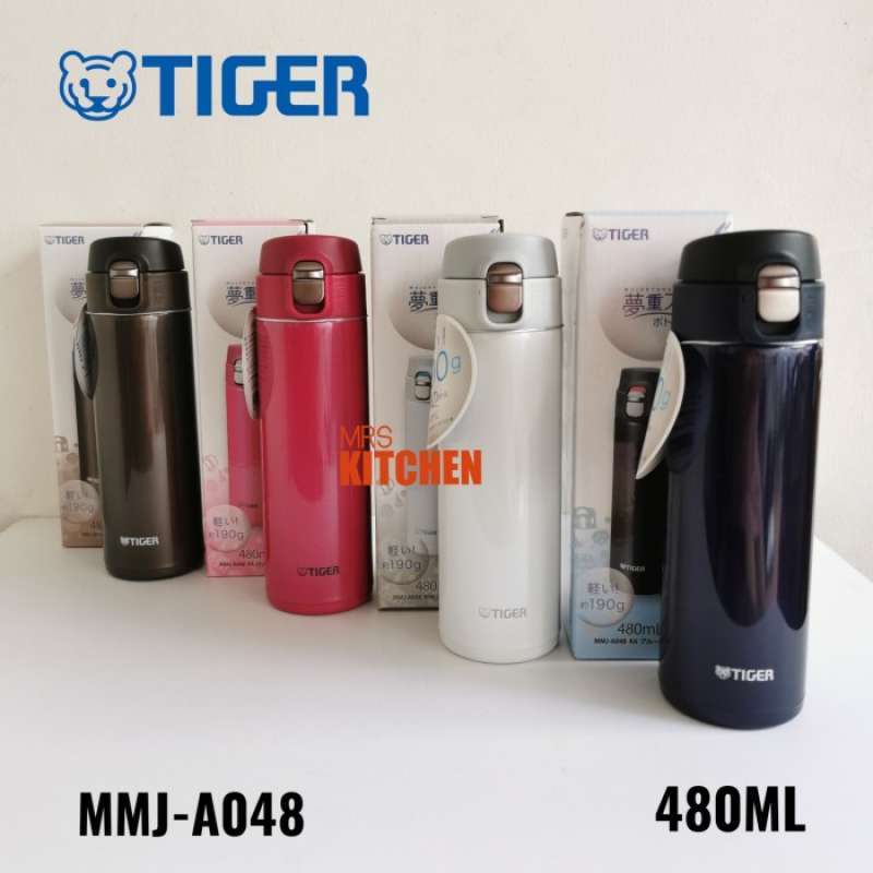 Jual TIGER STAINLESS STEEL MUG 480ML BOTOL THERMOS TERMOS TIPE MMJ-A048 ORI - Pink Tua (Kode A ...