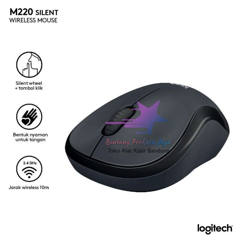 Jual Logitech M220 Wireless Mouse Silent Click Tanpa Kabel Di Seller ...