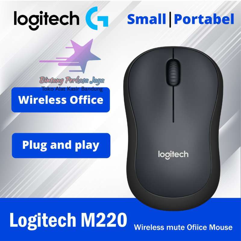 Jual Logitech M220 Wireless Mouse Silent Click Tanpa Kabel Di Seller ...