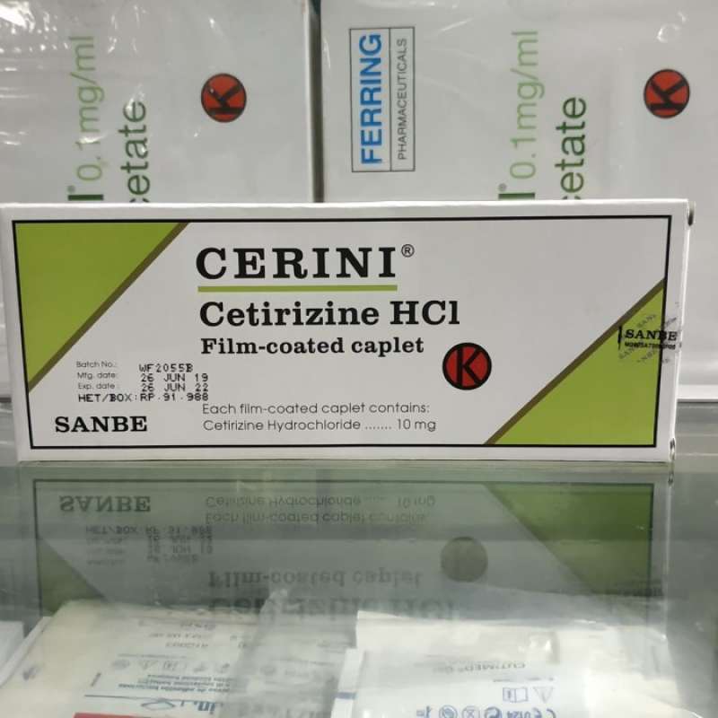 Jual Original Cerini Per Box Isi 20 Tablet Original Produk di Seller ...