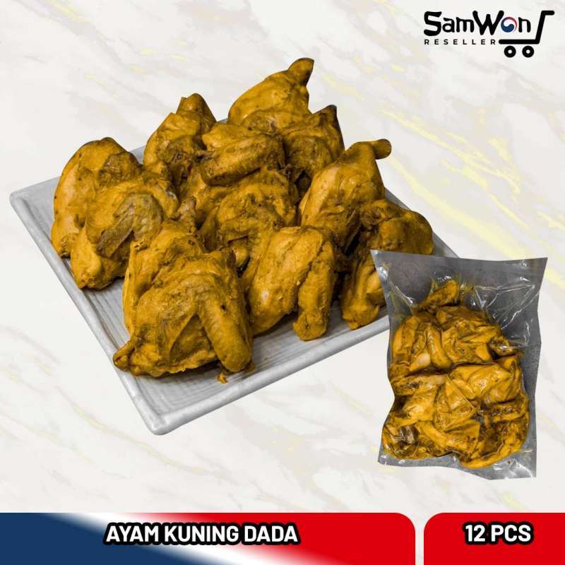 Jual Dada Ayam Ungkep Bumbu Kuning isi 12 Potong Siap Goreng (Vacum ...