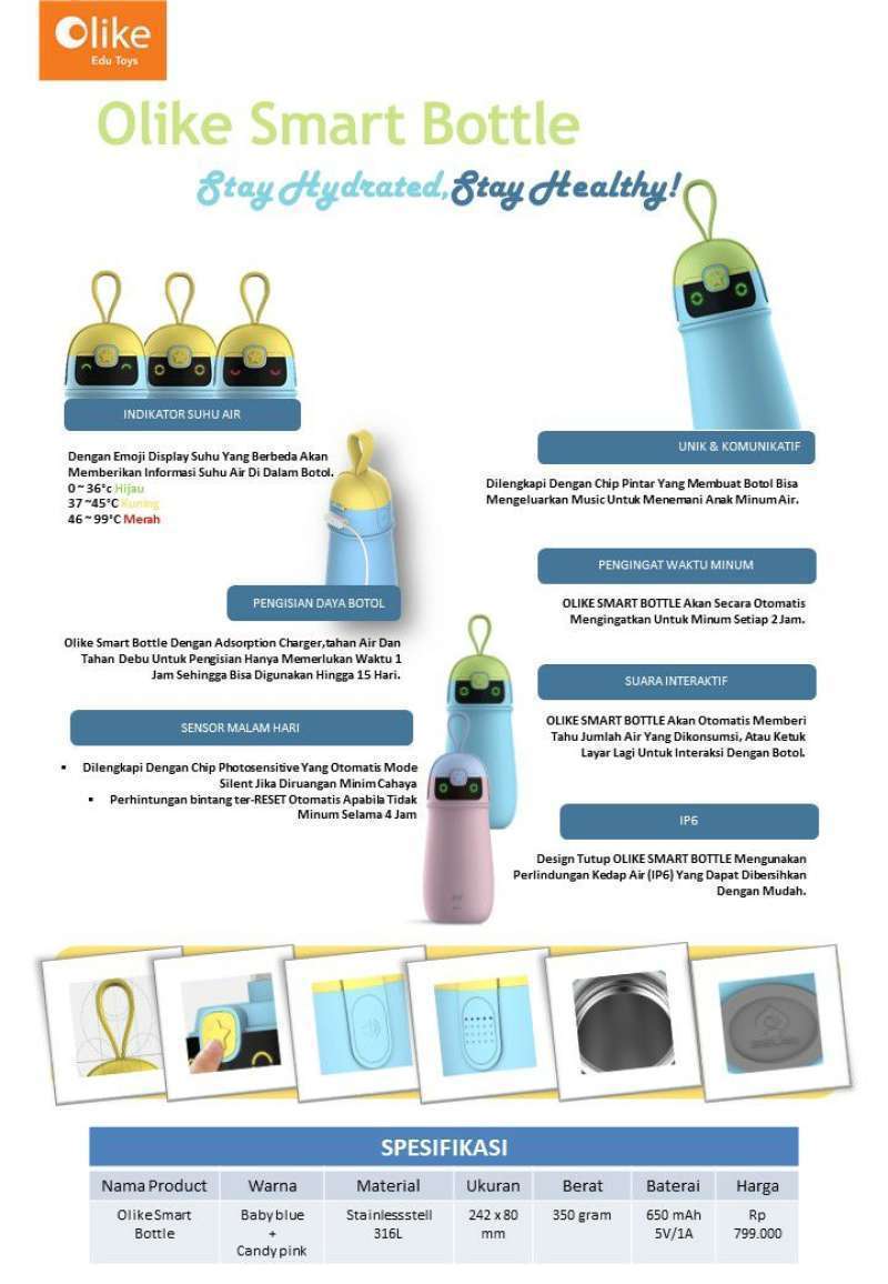 Jual Olike Smart Bottle Di Seller Mansion Cellular - Mansion Cellular ...