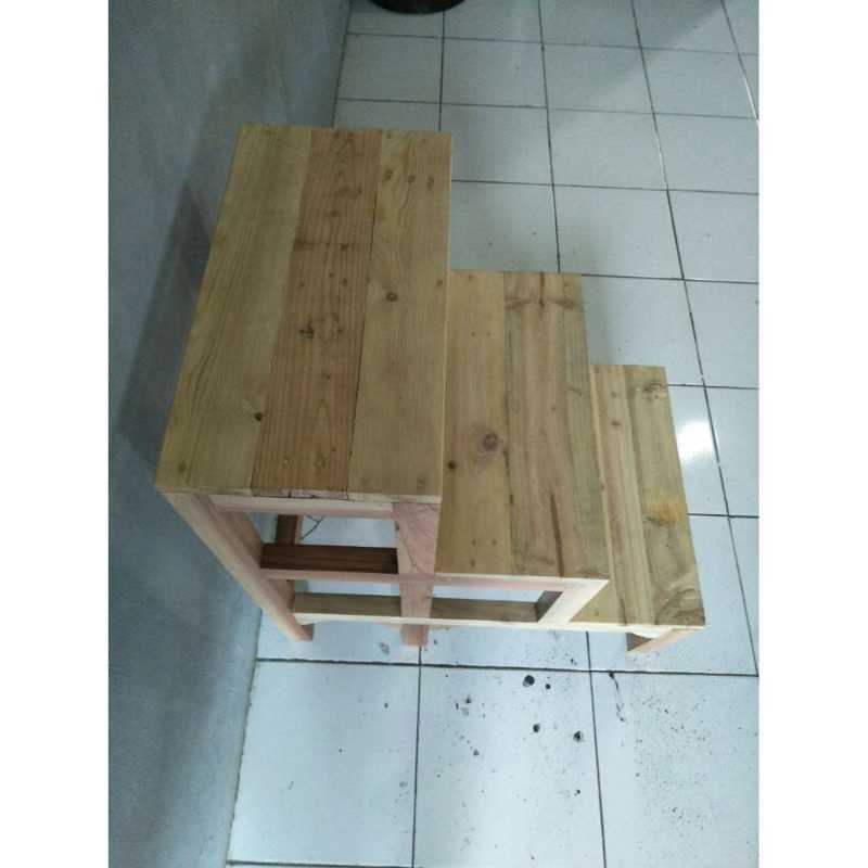 Jual Kursi Bangku Rak Tangga Kayu Jati Belanda Kuat Kokoh Tahan Beban ...