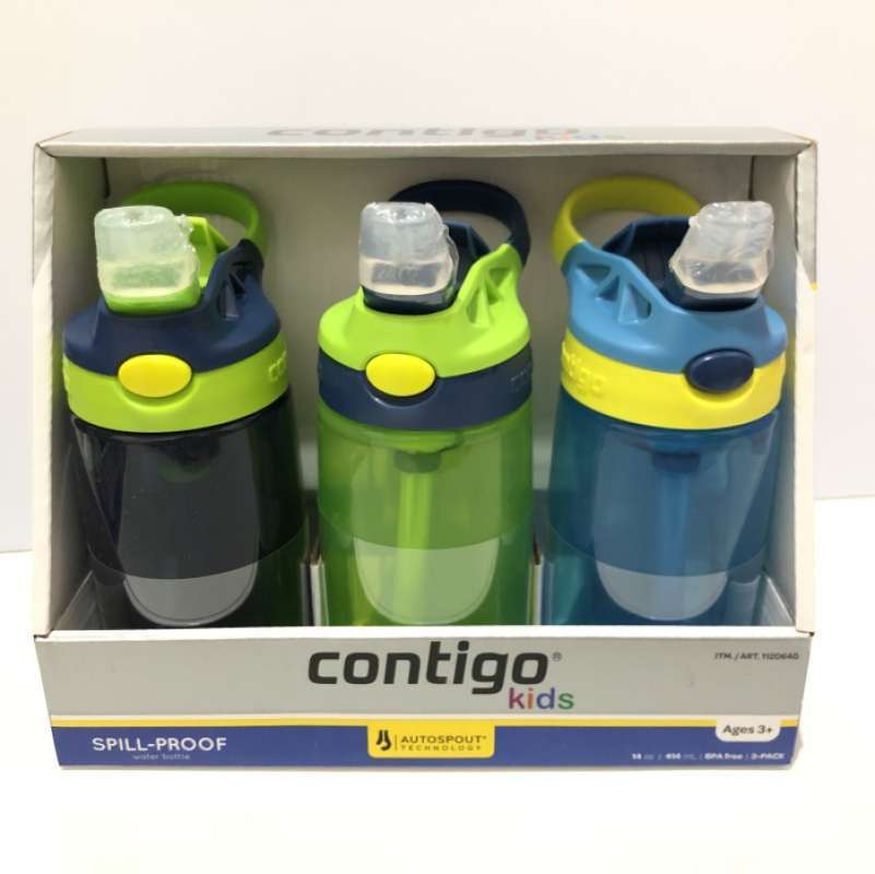 Jual Contigo Kids Autospout Bottles 3-pack 414ml Gift Pack (Kode A 009 ...