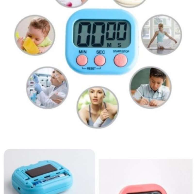 Promo Timer Dapur Masak Digital Stopwatch Digital Serbaguna ...