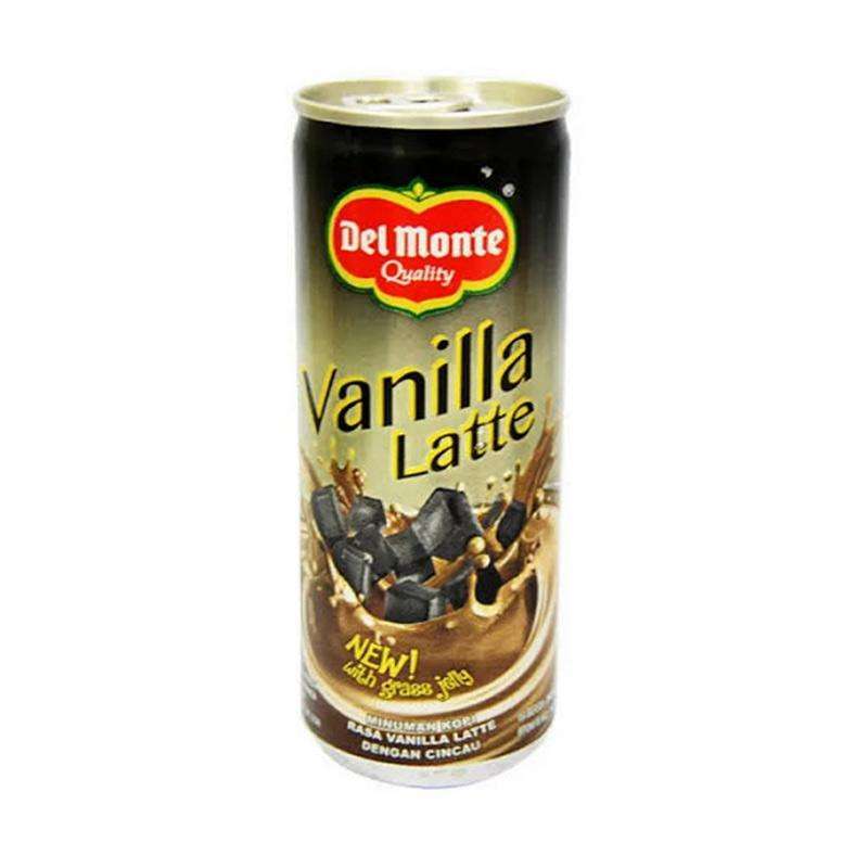 Promo DEL MONTE Vanilla Latte dengan Cincau Minuman [240 mL] Diskon 2% ...