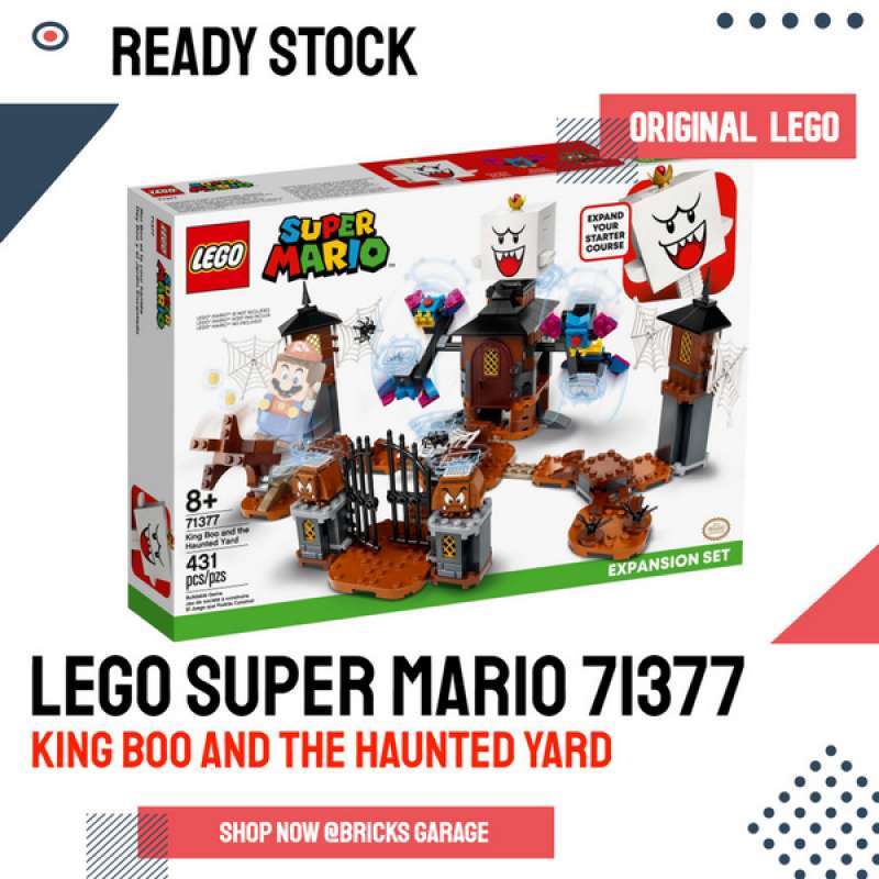 Jual LEGO 71377 Super Mario: King Boo and the Haunted Yard - Expansion ...