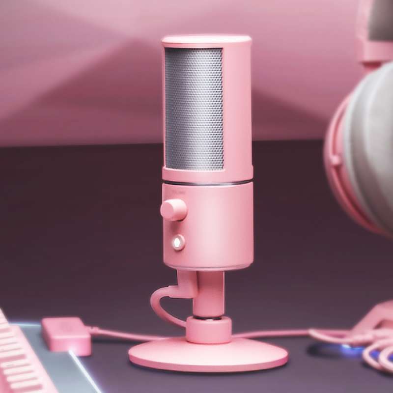 Promo Razer Seiren X Quartz Pink Edition - Microphone made for ...