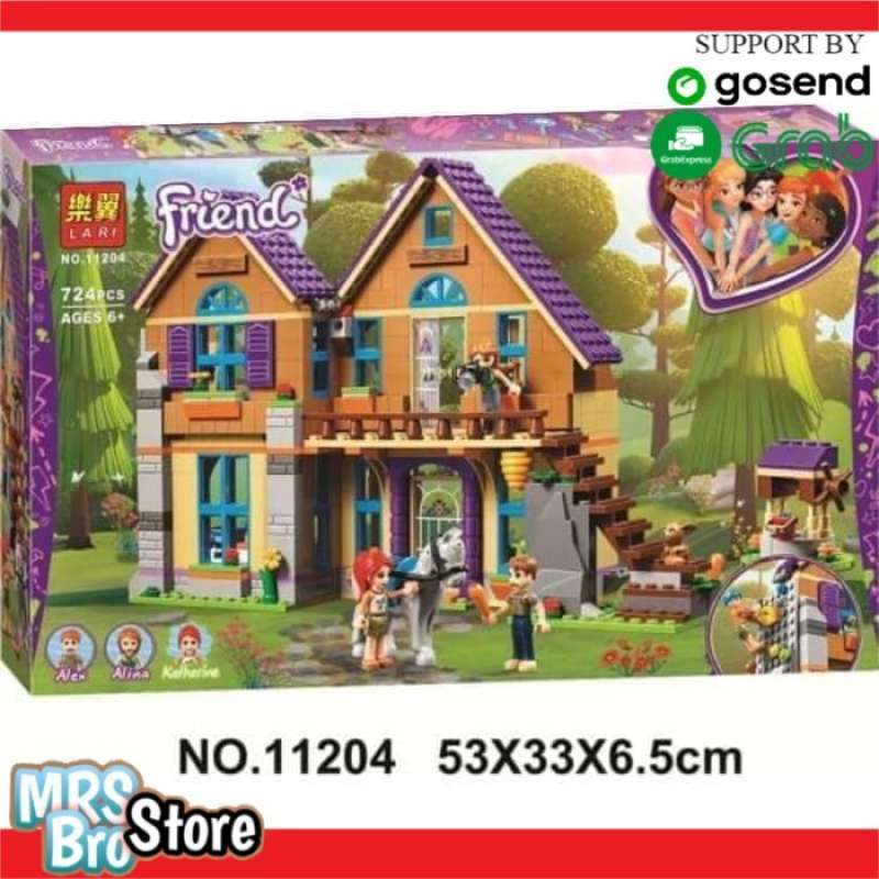 Jual LEGO FRIENDS MIA'S HOUSE BRICK MERK LARI 11204 LEGO RUMAH VILLA di ...