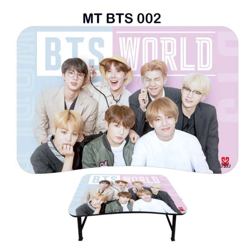 Jual MAGIC TABLE Meja Lipat Karakter BTS KPOP Korea - MT BTS 002 - MT ...