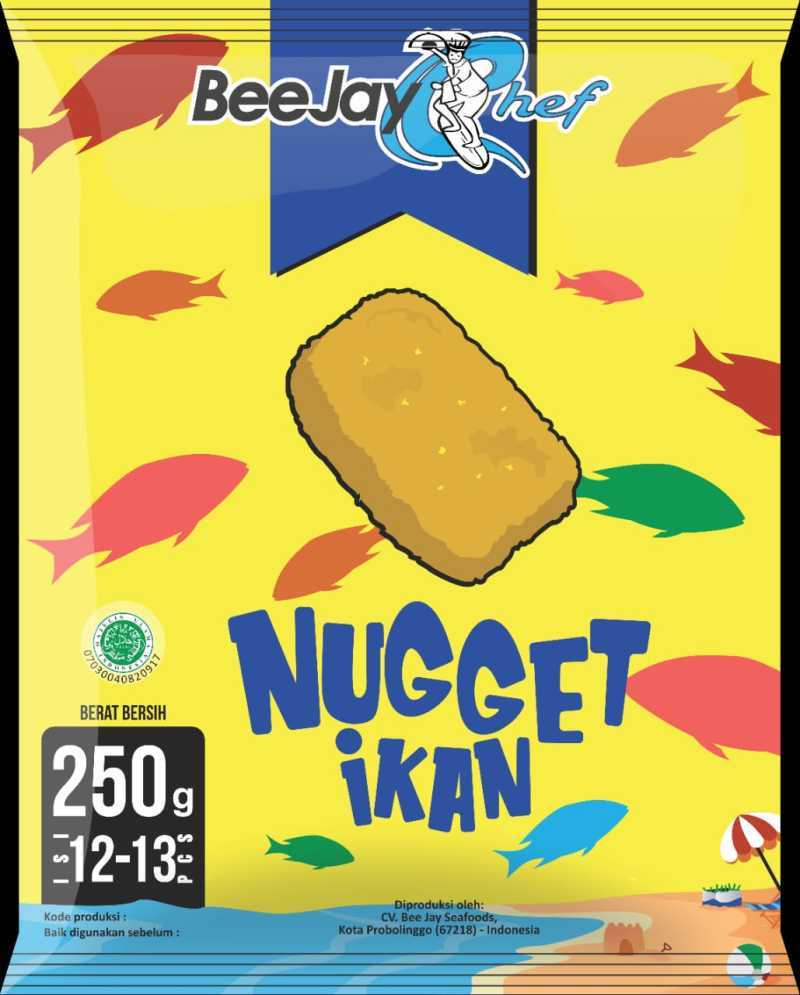 Jual Nuget Ikan Beejay Seafood Makanan Beku Frozen Food Siap Saji 250gr ...