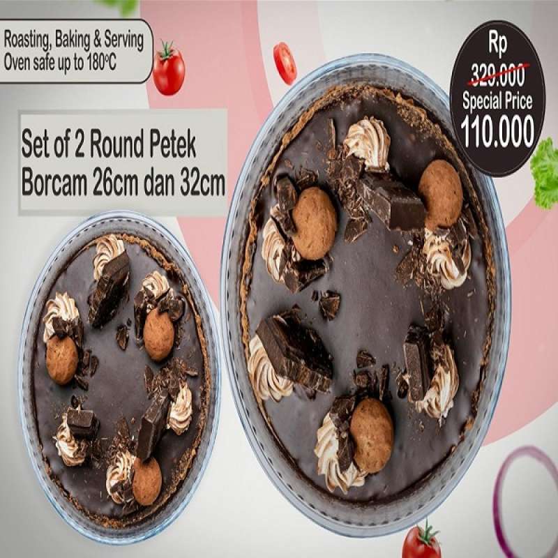 Jual Pero Pero Pyrex / Piring Saji Tahan Panas / Oven Safe / Borcam ...