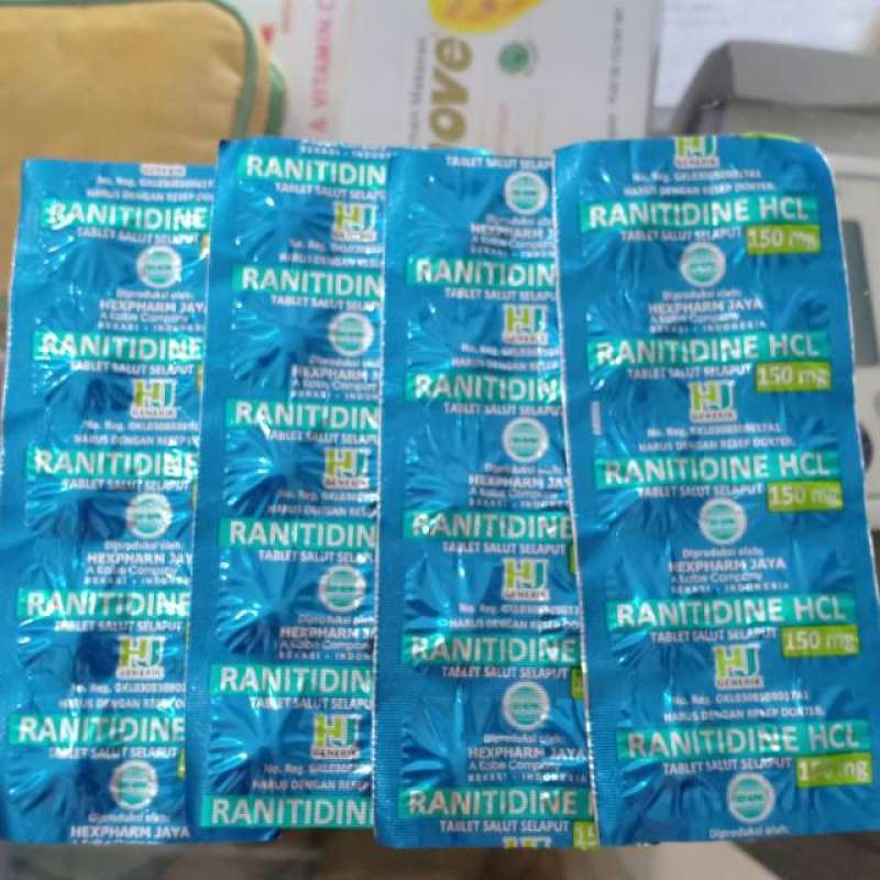 Promo Ranitidine 150 Mg Original Obat Lambung Hexpharm Jaya [1 Strip ...