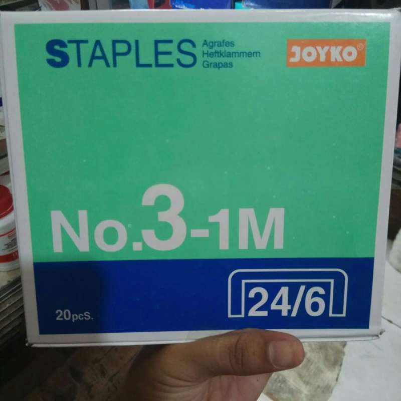 Jual Isi Staples besar No.3 Joyko (1 pack isi 20 dus kecil) di Seller ...