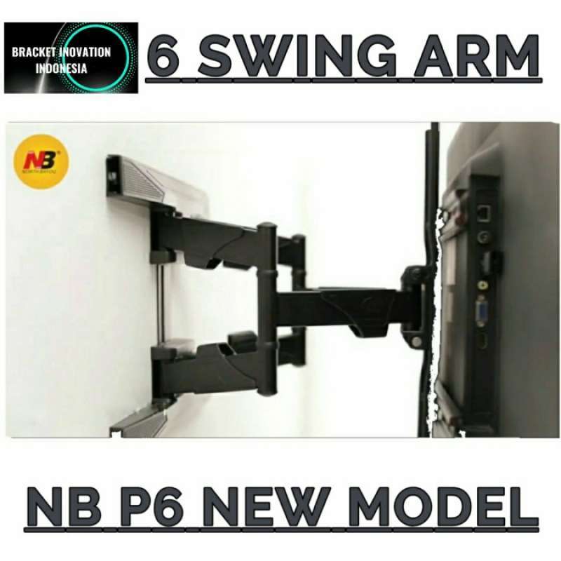 Jual North Bayou Nb P6 Bracket Tv 50 55 60 65 70 75 Inch Full Motion 6 Arms Di Seller Cv ...