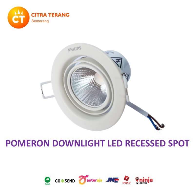 Jual Lampu Downlight PHILIPS POMERON Recessed LED 3W 5W 7W - Putih ...
