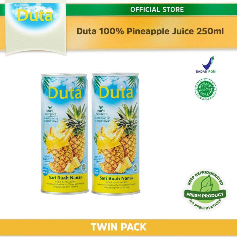 Promo Duta Pineapple Juice 250ml x 2 pcs Diskon 22% di Seller GGF Mart ...