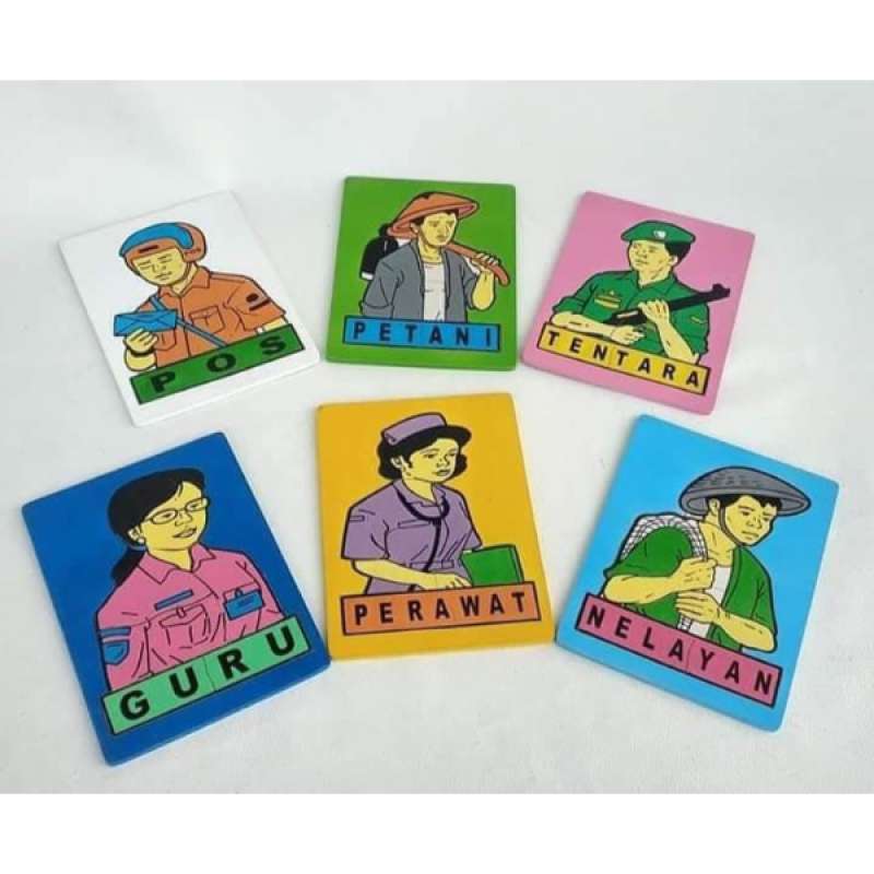 Jual Puzzle Profesi Mainan Edukatif Mengenal Profesi di Seller Putri ...