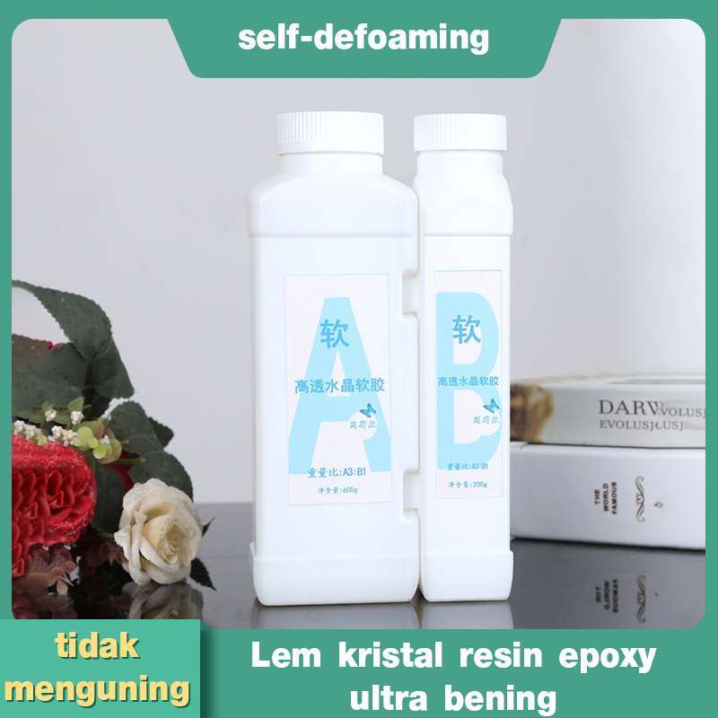 Jual Glue Lem Bening 3:1 Diy Lem Epoxy Ramah Lingkungan Lem Resin Ab ...