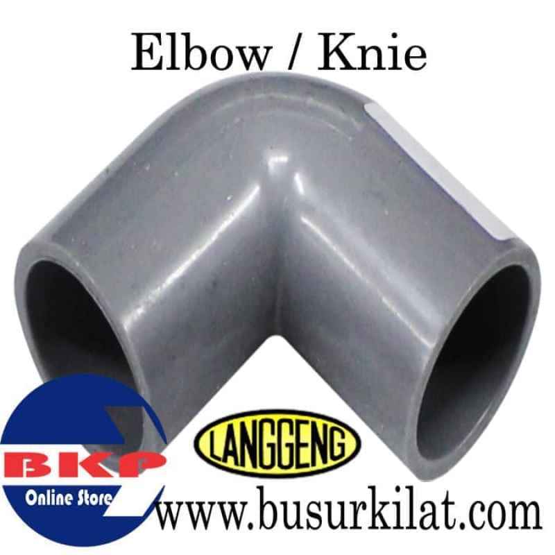 Promo Knie 90 1/2 INCH PVC LANGGENG (AW) / SAMBUNGAN PIPA / Knie Elbow ...
