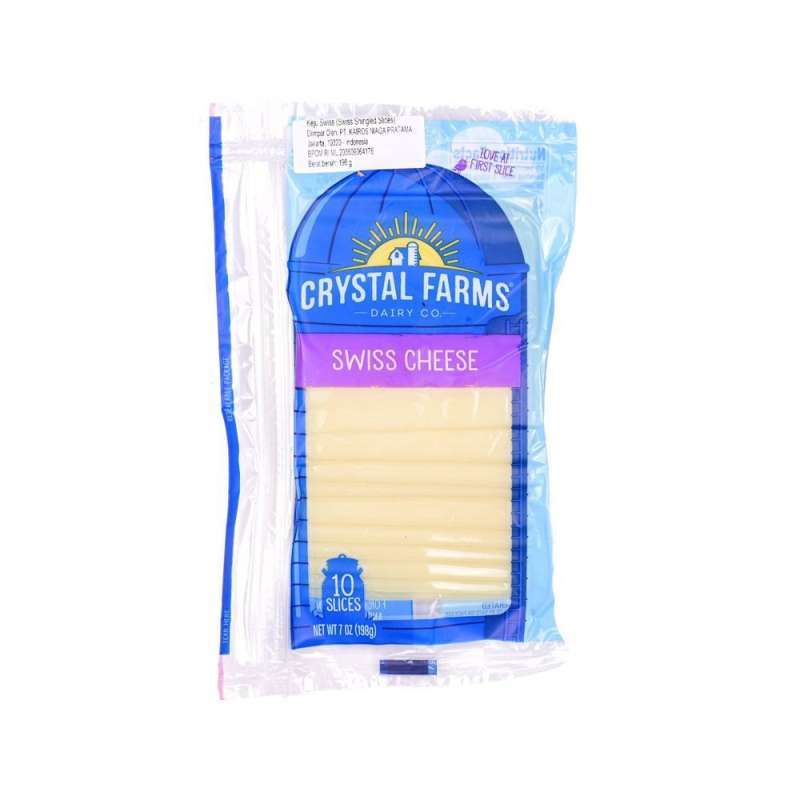 Jual Crystal farms swiss shingled slices di Seller Ranch Market ...