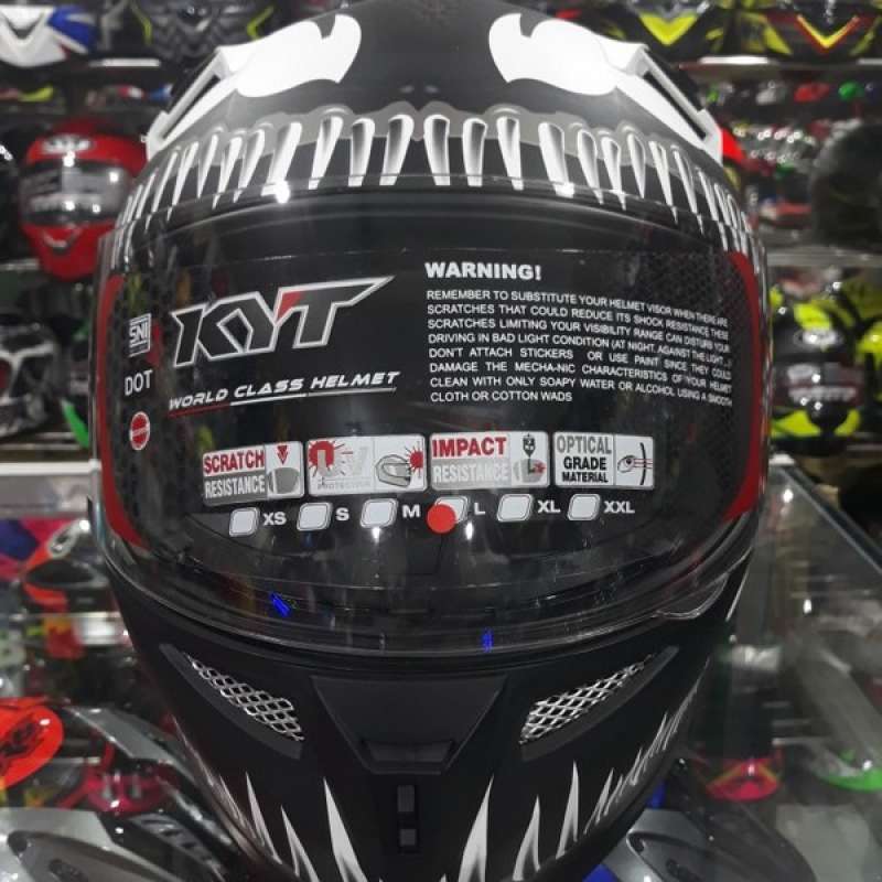 Promo Limited Helm Kyt K2 Rider Venom Black Doff - Gun Metal Diskon 16% ...