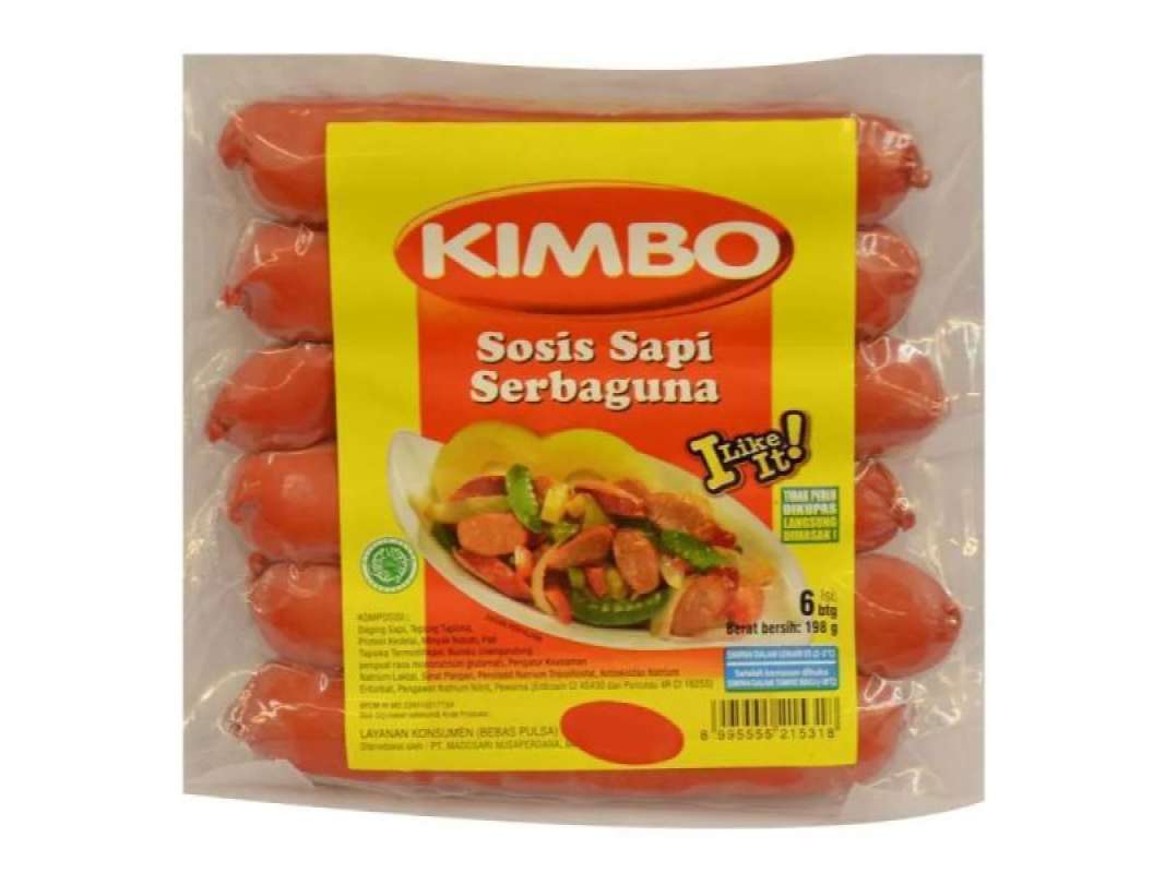 Jual Kimbo Sosis Sapi Goreng [186 G] Di Seller Farmers Market One Bel ...