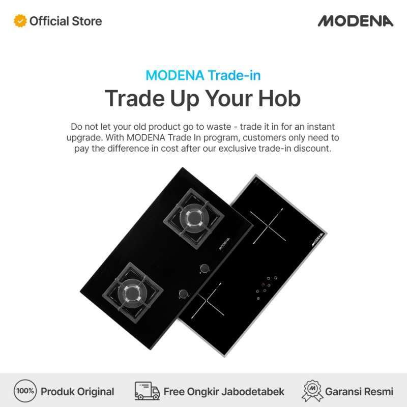 Promo MODENA Trade-in - MODENA Built-in Hob - BH 1725 [Khusus Jawa dan ...
