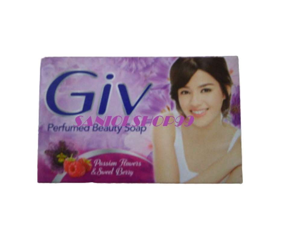 Promo Sabun Mandi Batang Giv Perfumed Beauty Soap 76g UNGU Diskon 30% ...
