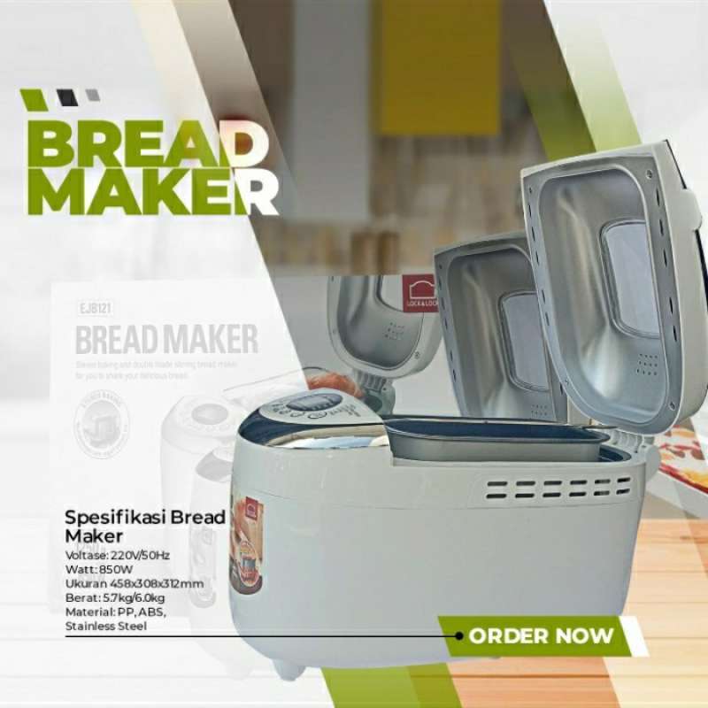 Jual Lock&Lock Lock n Lock Bread Maker - Mesin Pembuat Roti Original ...