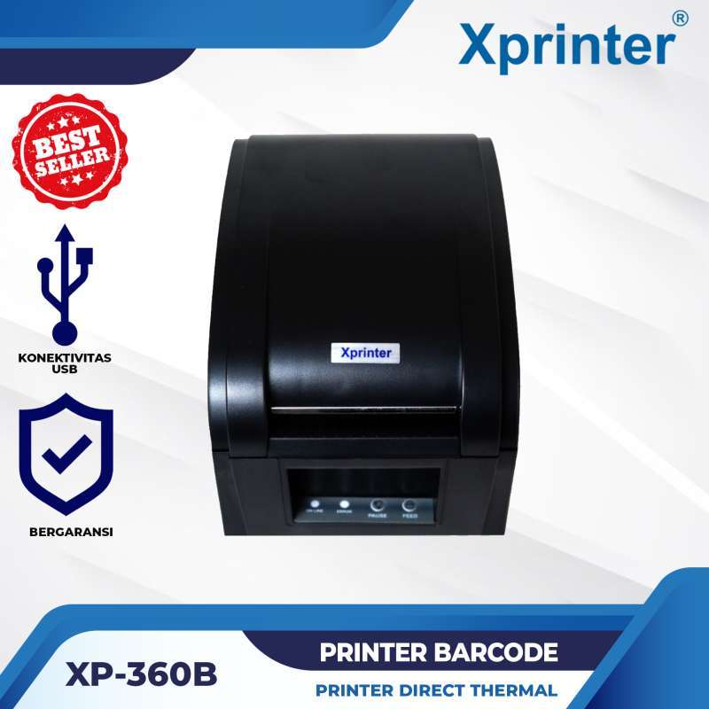 Jual Printer Barcode Thermal Label Printer Xprinter XP360B USB di ...