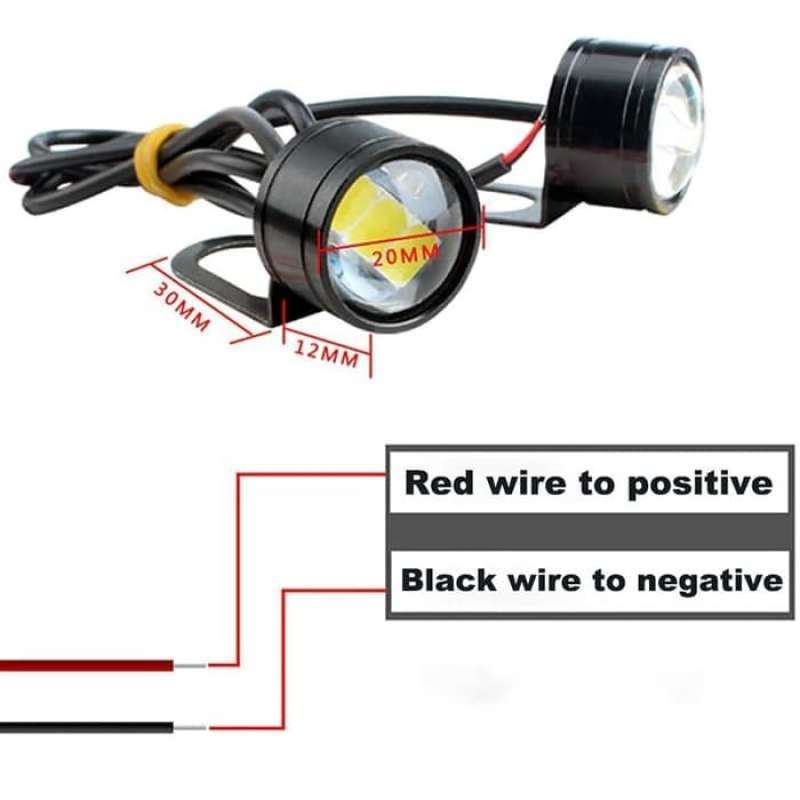 Jual MATA ELANG STROBO EAGLE EYE FLASH STROBO KEDIP 3 LED DENGAN BRACKET - Kuning - Multicolor ...