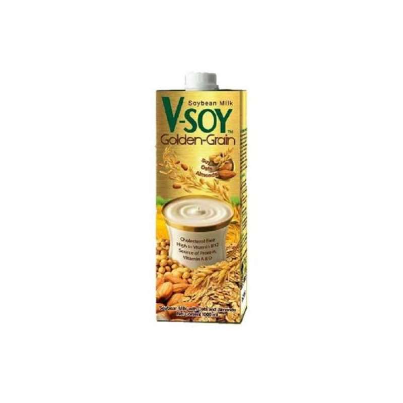 Jual V-SOY SOYMILK GOLDEN GRAIN 1 Ltr di Seller Foodmart Keboen Raya ...