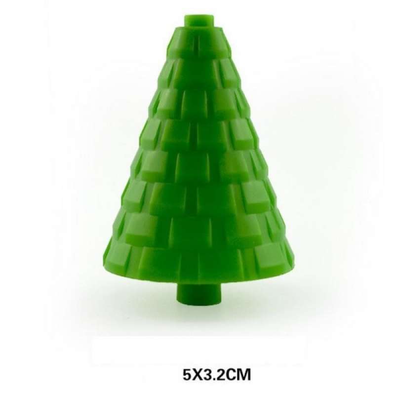 Jual Pine Tree Pohon Pinus Cemara Bush Leaf Lego Compatible Miniatur ...