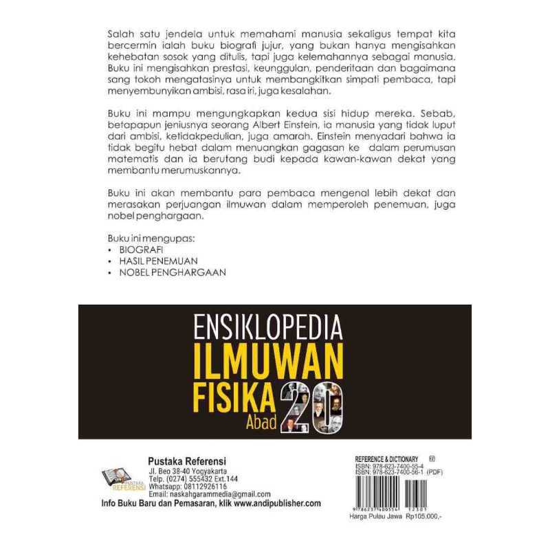 Jual Buku Ensiklopedia Ilmuwan Fisika Abad 20 Di Seller Andi Offset ...