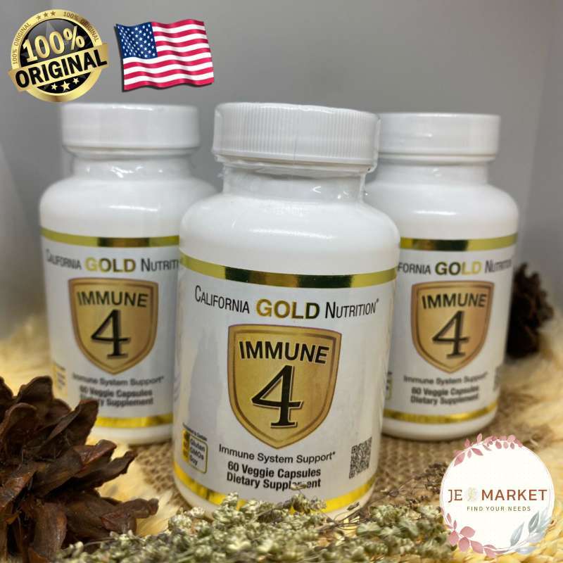 Promo Immune 4 California Gold Nutrition - 60 Capsules Diskon 9% di ...