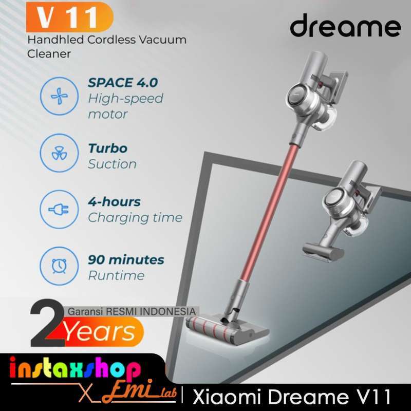 Jual Xiaomi Dreame V11 Vacuum Cleaner Handheld OLED 25000pa Penyedot ...