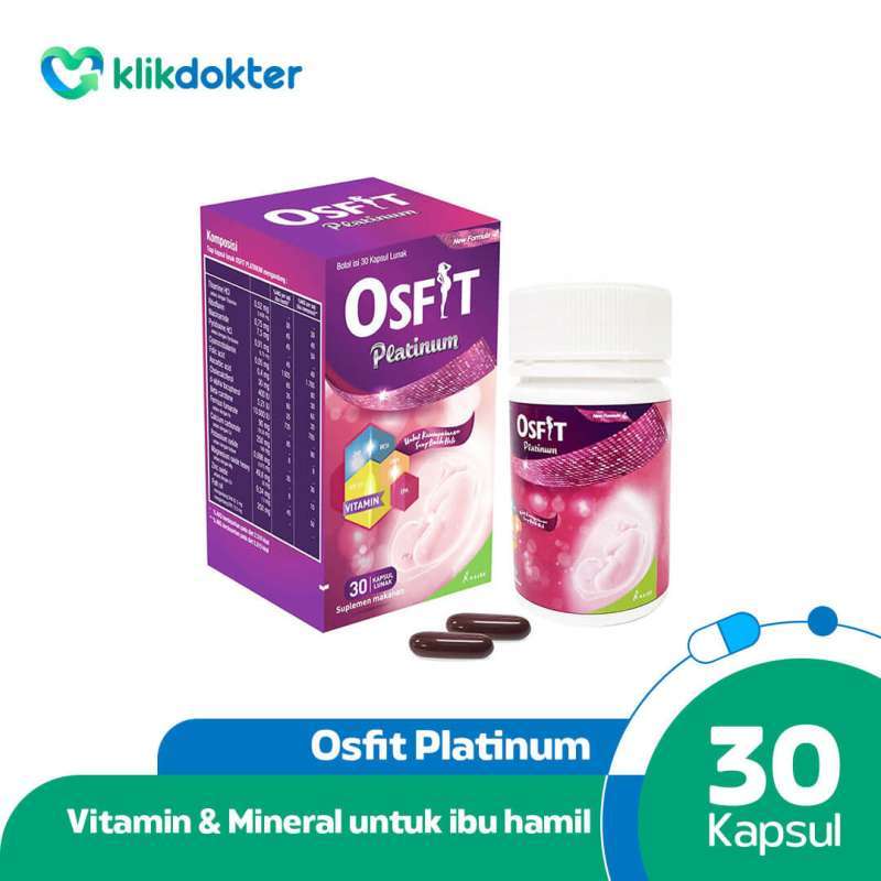 Promo Osfit Platinum 30 kapsul - Suplemen Ibu Hamil & Menyusui Diskon ...