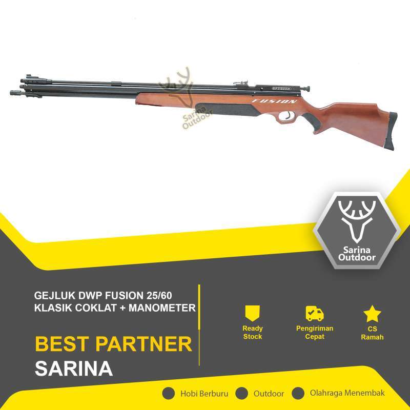 Jual Senapan Angin Gejluk DWP Fusion 25-60 Klasik Coklat + Mano di ...