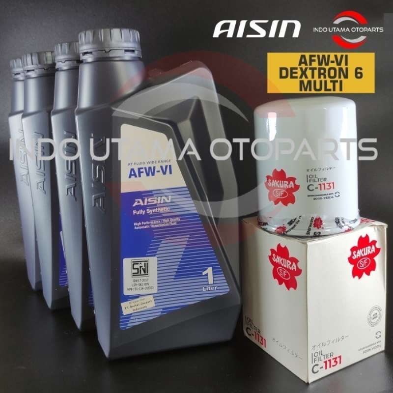 Jual Oli Aisin Transmisi Matic ATF Dexron 6 Filter Oli Hilux Revo C ...