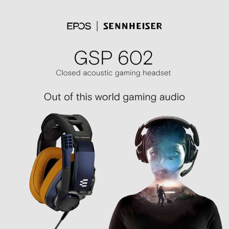 Promo EPOS Sennheiser GSP 602 / GSP602 Closed Accoustic Gaming Headset ...
